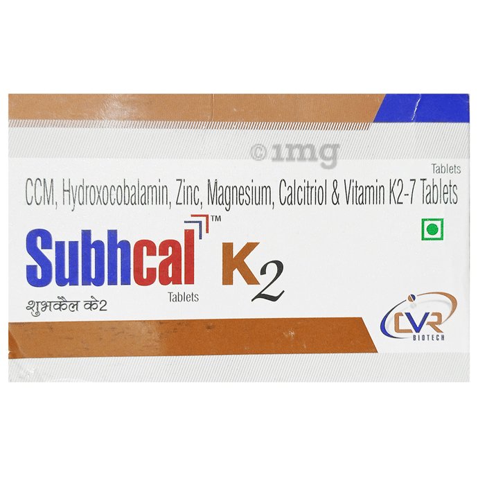 Subhcal K2 Tablet: Buy strip of 10.0 tablets at best price in India | 1mg