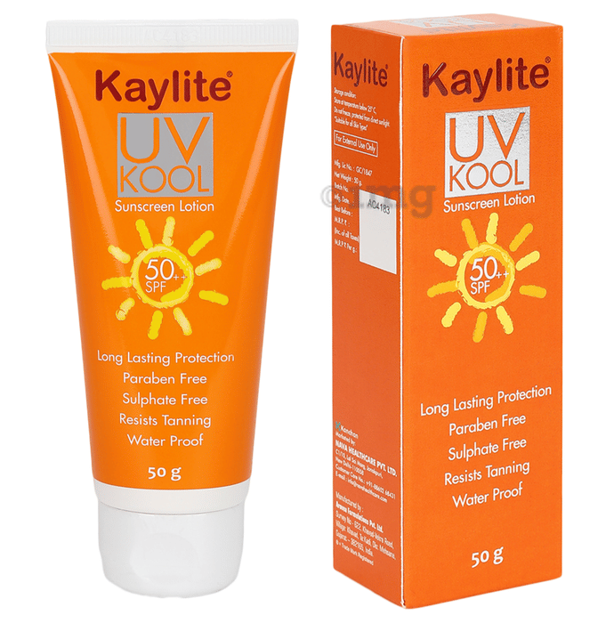 Kaylite UV Kool Sunscreen Lotion SPF 50++: Buy tube of 50.0 gm Lotion ...
