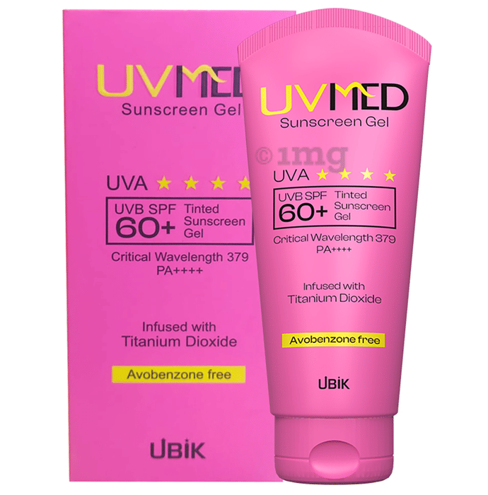 Uvmed Tinted Sunscreen Gel SPF 60+ PA++++: Buy tube of 50.0 ml Gel at ...