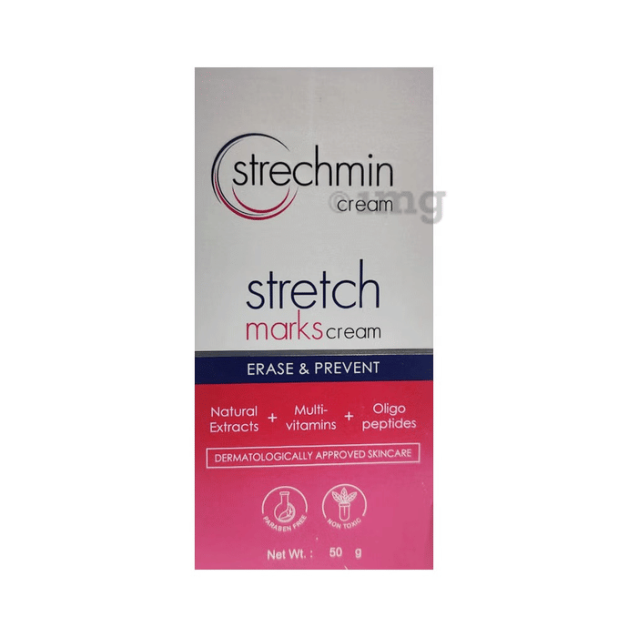 Strechmin Stretch Marks Cream with Vitamin E: Buy tube of 50.0 gm Cream ...