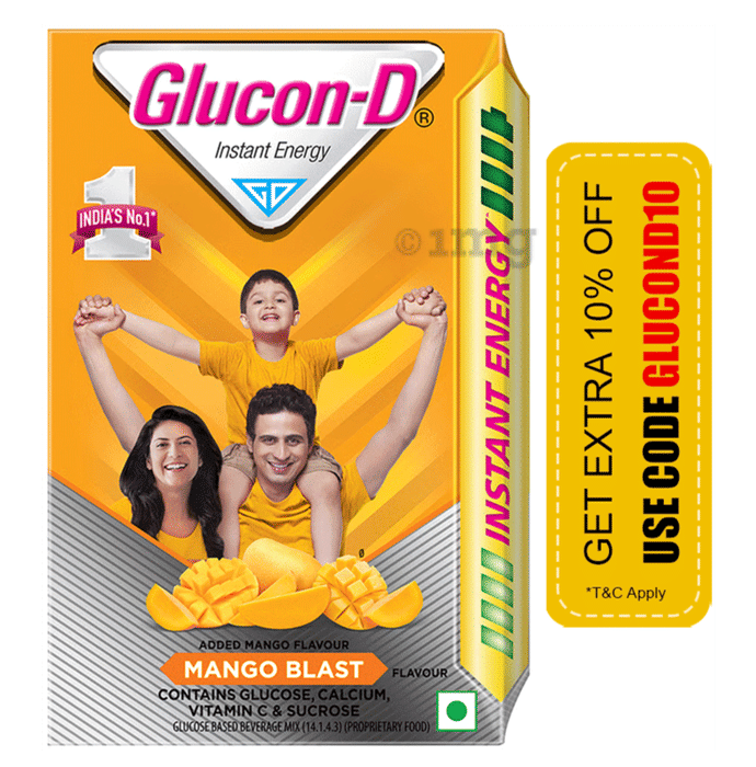 Glucon-D with Glucose, Calcium, Vitamin C & Sucrose | Nutrition Booster ...