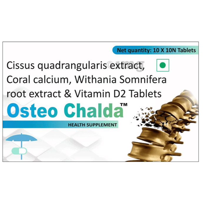 Osteo Chalda Tablets (10 Each): Buy box of 10.0 strips at best price in ...