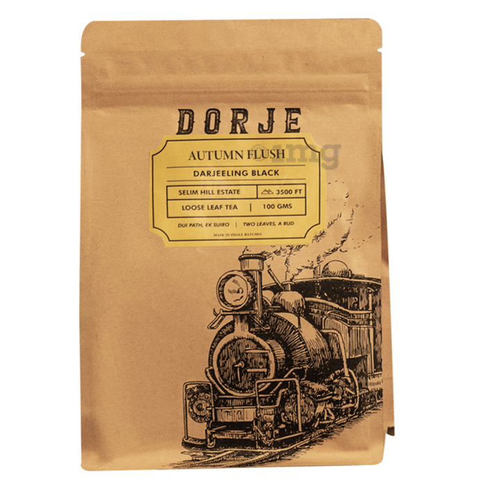 Dorje Autumn Flush Darjeeling Black Loose Leaf Tea: Buy packet of 100.0 ...