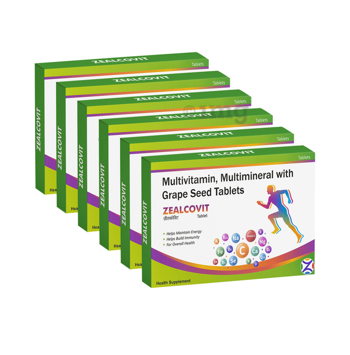 Zealcovit Tablet (15 Each): Buy combo pack of 6.0 boxes at best price ...