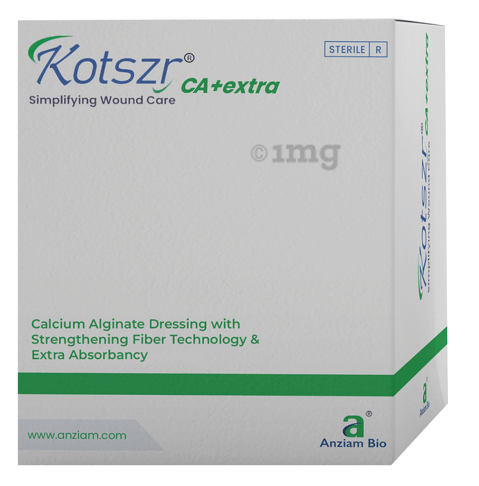 Kotszr Ca+ Extra Calicum Alginate Dressing 15cm x 20cm: Buy box of 3.0 ...