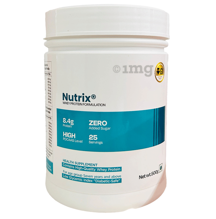 Nutrix Whey Protein for Protein Synthesis Powder: Buy jar of 500.0 gm ...