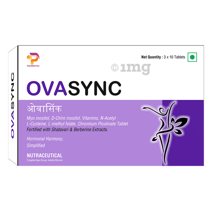 Pharmatrix Ovasync Tablet (10 Each): Buy box of 3.0 strips at best ...