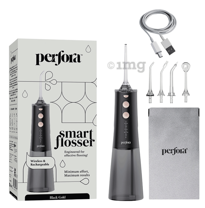 Perfora Smart Power Water Flosser 5 Modes, Rechargeable & Portable ...