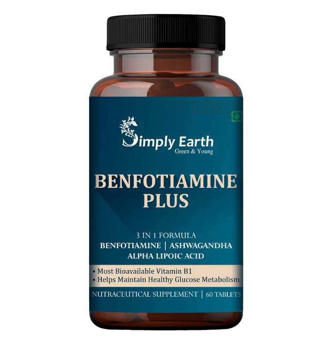 Simply Earth Green & Young Benfotiamine Plus Tablet: Buy bottle of 60.0 ...