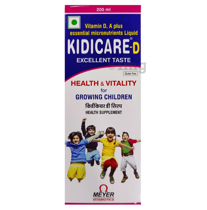Kidicare -D Syrup: Buy bottle of 200.0 ml Syrup at best price in India ...