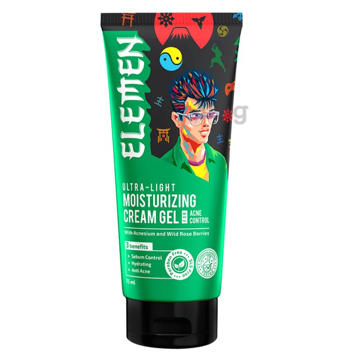 Elemen Acne Control Cream Gel | Ultra-Light Moisturizer | Calms ...