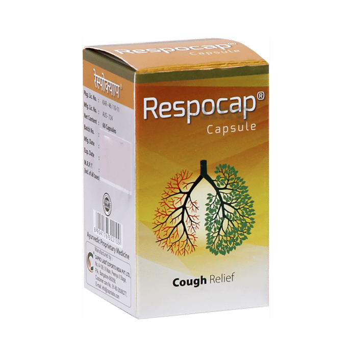 Capro Respocap Cough Relief Capsule: Buy bottle of 60 capsules at best ...
