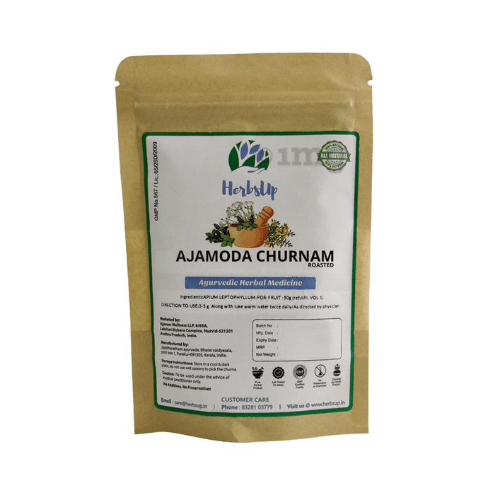 HerbsUp Ajamoda Churnam Roasted: Buy packet of 50 gm Churna at best ...