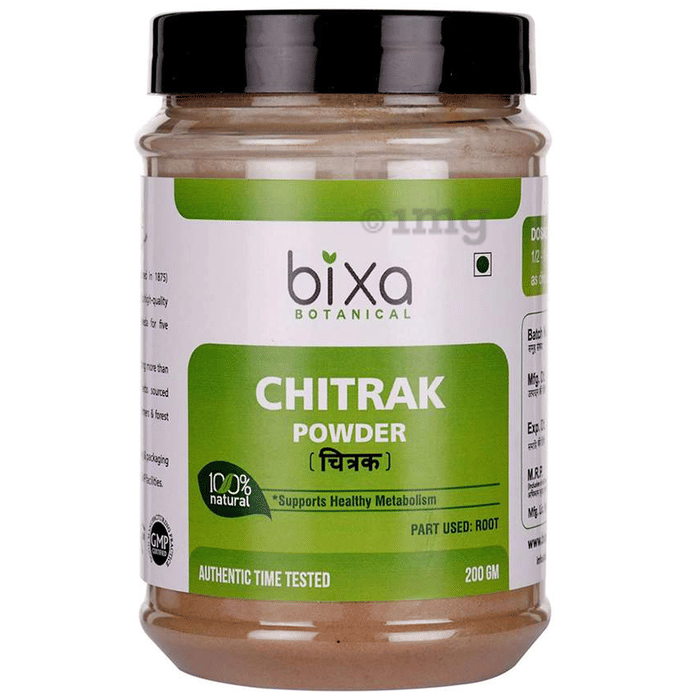 Bixa Botanical Chitrak Powder: Buy jar of 200 gm Powder at best price ...