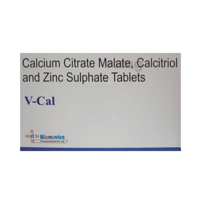 V-Cal Tablet: Buy strip of 10 tablets at best price in India | 1mg