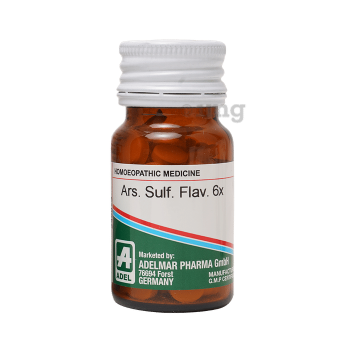 ADEL Ars Sulf Flav Trituration Tablet 6X: Buy bottle of 20 gm ...