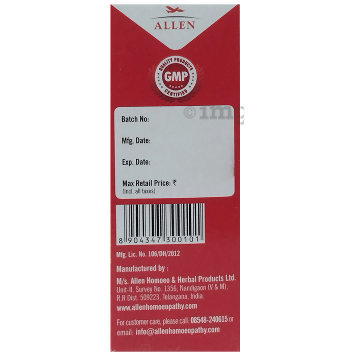 Allen Guatteria Gaumeri Drop: Buy bottle of 30 ml Drop at best price in ...