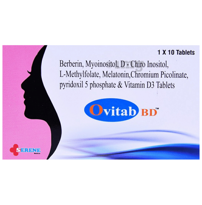 Ovitab BD Tablet: Buy strip of 10.0 tablets at 𝗯𝗲𝘀𝘁 𝗽𝗿𝗶𝗰𝗲 in India | 1mg