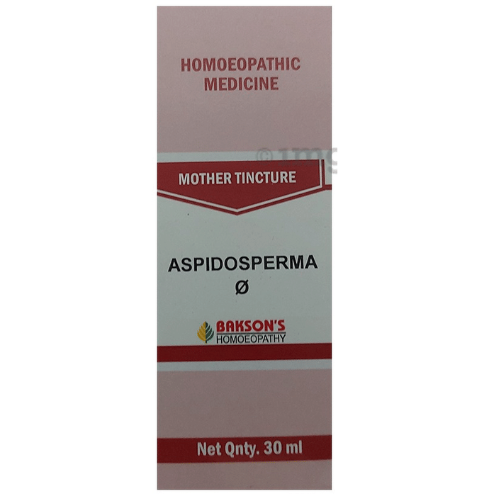 Bakson's Homoeopathy Aspidosperma Q Mother Tincture: Buy bottle of 30.0 ...