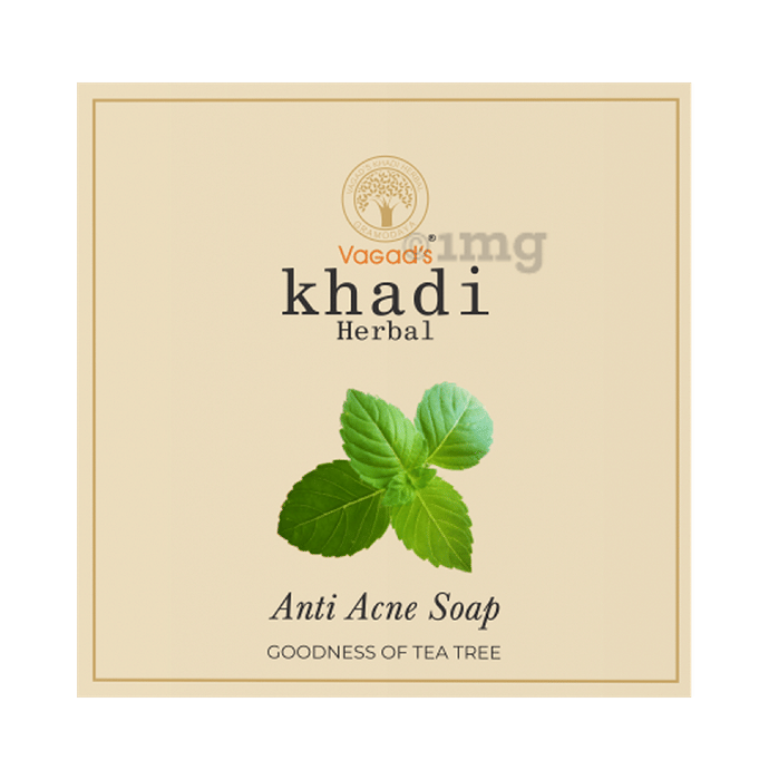 Vagad's Khadi Herbal Anti Acne Soap: Buy box of 100 gm Soap at best price in India | 1mg