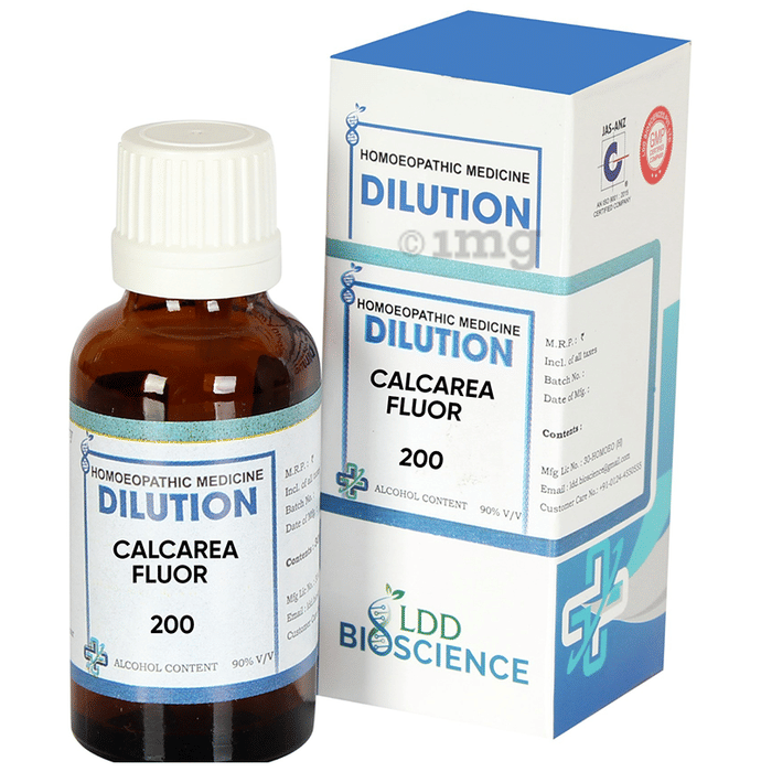 LDD Bioscience Calcarea Fluor Dilution 200: Buy bottle of 30.0 ml ...