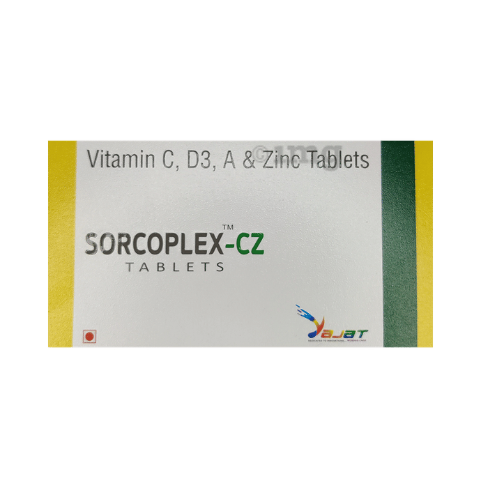 Sorcoplex-CZ Tablet: Buy strip of 10 tablets at best price in India | 1mg