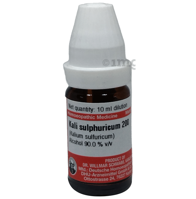 Dr Willmar Schwabe Germany Kali Sulphuricum Dilution 200 Buy Bottle Of