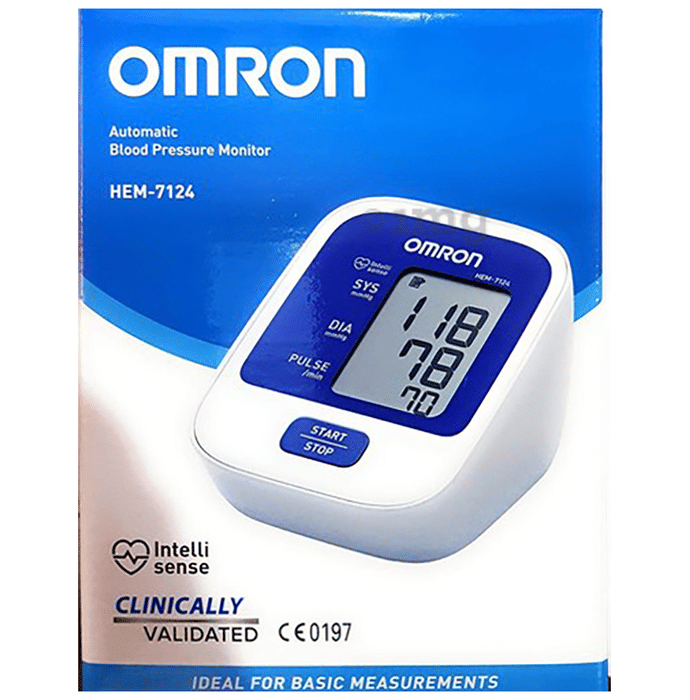 Omron HEM 7124-IN BP Monitor: Buy box of 1 Unit at best price in India | 1mg