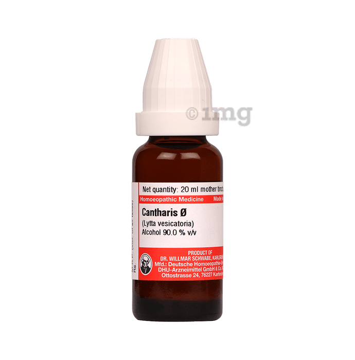 Dr Willmar Schwabe Germany Cantharis Mother Tincture Q: Buy bottle of ...