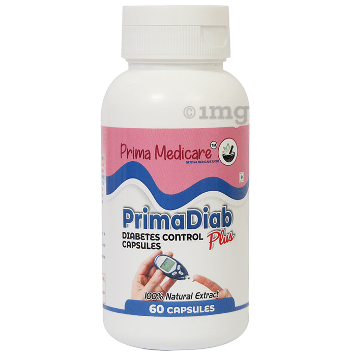 Prima Medicare Primadiab Plus Capsule: Buy bottle of 60.0 capsules at ...