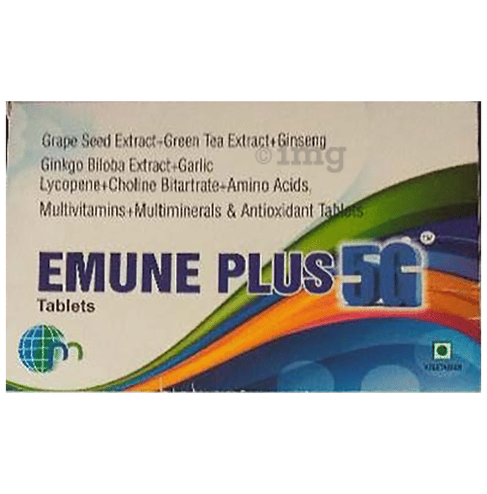 Emune Plus Tablet: Buy strip of 10 tablets at best price in India | 1mg
