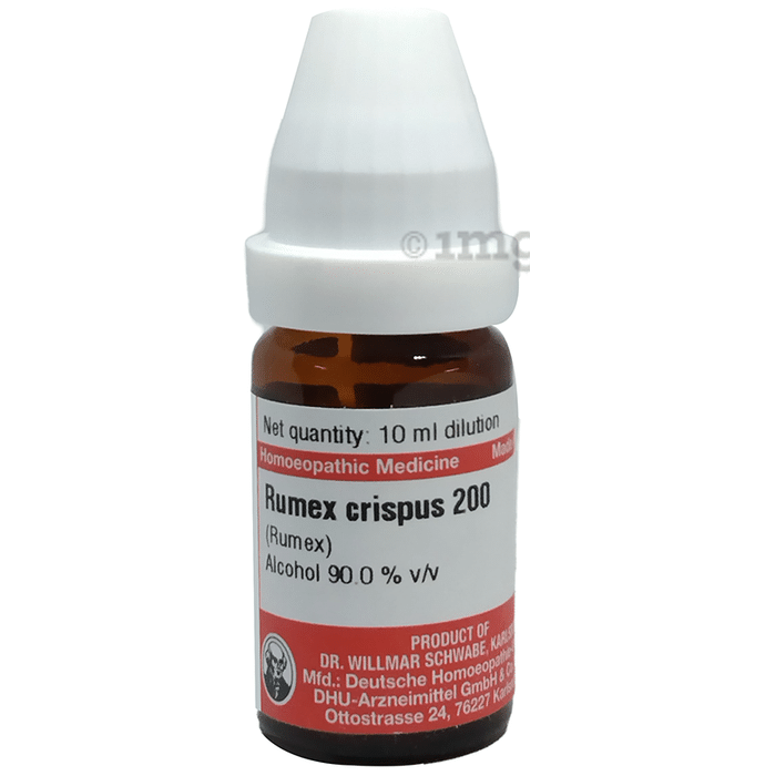 Dr Willmar Schwabe Germany Rumex Crispus Dilution 200 Buy Bottle Of 10