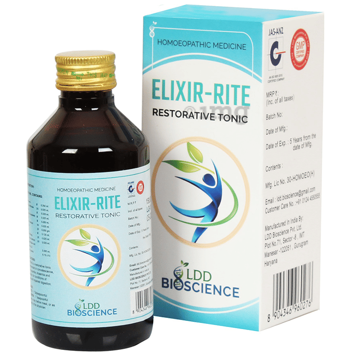 LDD Bioscience Elixir-Rite Restorative Tonic: Buy bottle of 180.0 ml ...