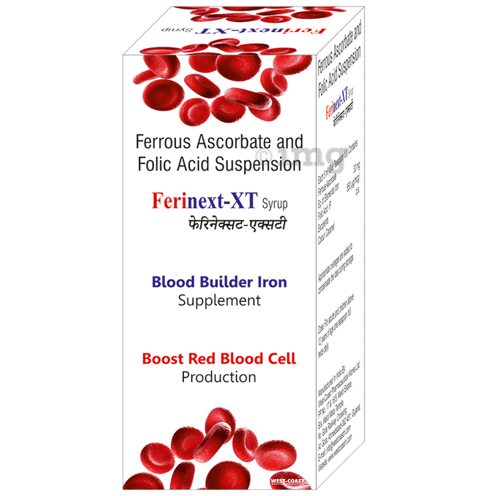 Ferinext-XT Syrup: Buy bottle of 150.0 ml Oral Suspension at 𝗯𝗲𝘀𝘁 𝗽𝗿𝗶𝗰𝗲 ...