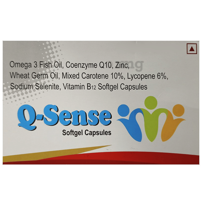 Q-Sense Soft Gelatin Capsule: Buy strip of 10 soft gelatin capsules at ...