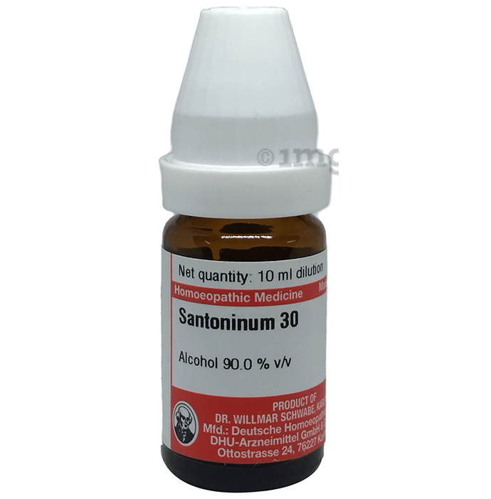 Dr Willmar Schwabe Germany Santoninum Dilution 30: Buy bottle of 10.0 ...