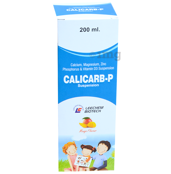 Calicarb-P Oral Suspension Mango: Buy bottle of 200.0 ml Oral ...