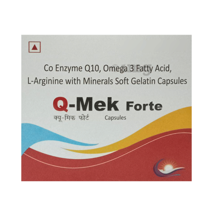 Q-Mek Forte Soft Gelatin Capsule: Buy strip of 10 soft gelatin capsules ...