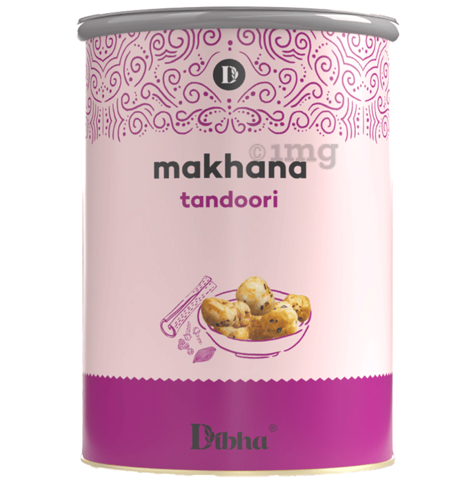 Dibha Tandoori Makhana: Buy Tin of 35 gm Snacks at best price in India ...