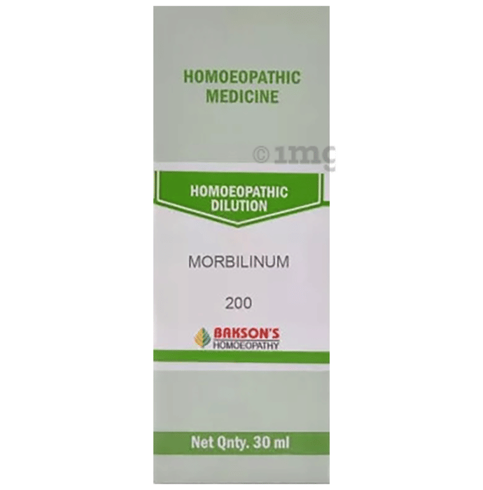 Bakson's Homoeopathy Morbilinum Dilution 200: Buy bottle of 30.0 ml ...