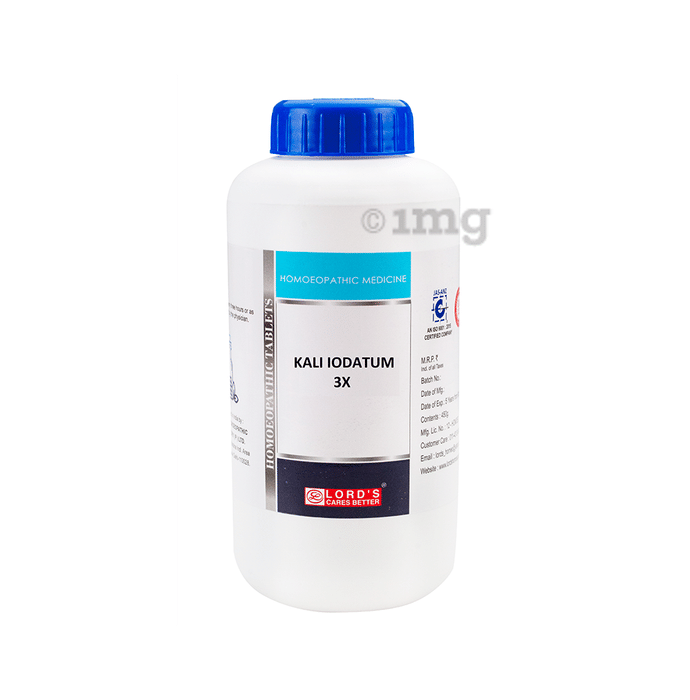 Lord's Kali Iod Trituration Tablet 3X: Buy bottle of 450 gm Trituration ...