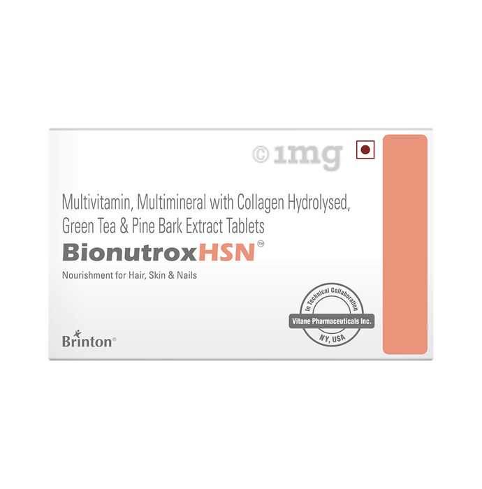 Bionutrox Hsn Tablet: Buy strip of 10 tablets at best price in India | 1mg