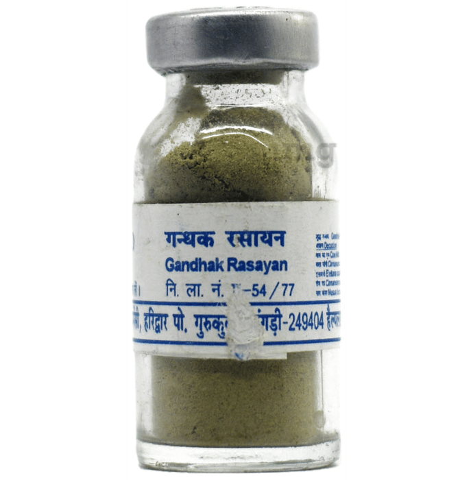 Gurukul Gandhak Rasayan: Buy bottle of 10 gm Powder at best price in ...