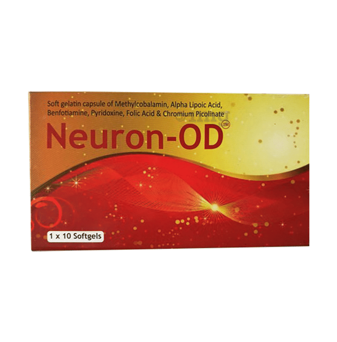 Neuron-OD Soft Gelatin Capsule: Buy strip of 10 soft gelatin capsules ...