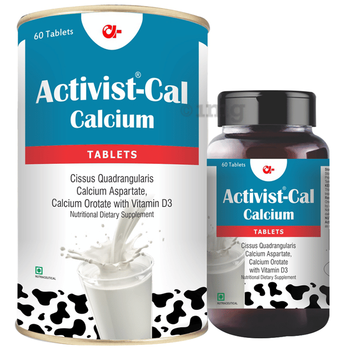 Activist Cal Calcium Tablet: Buy bottle of 60 tablets at best price in ...
