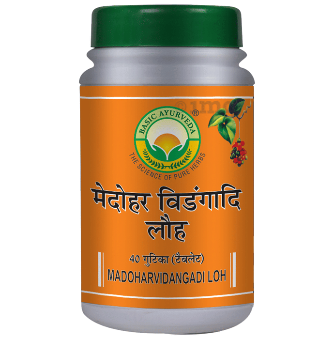 Basic Ayurveda Medohar Vidagdi Loh Tablet: Buy bottle of 40.0 tablets ...