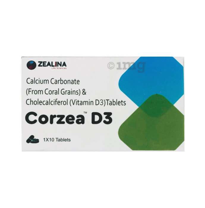 Corzea D3 Tablet: Buy strip of 10 tablets at best price in India | 1mg