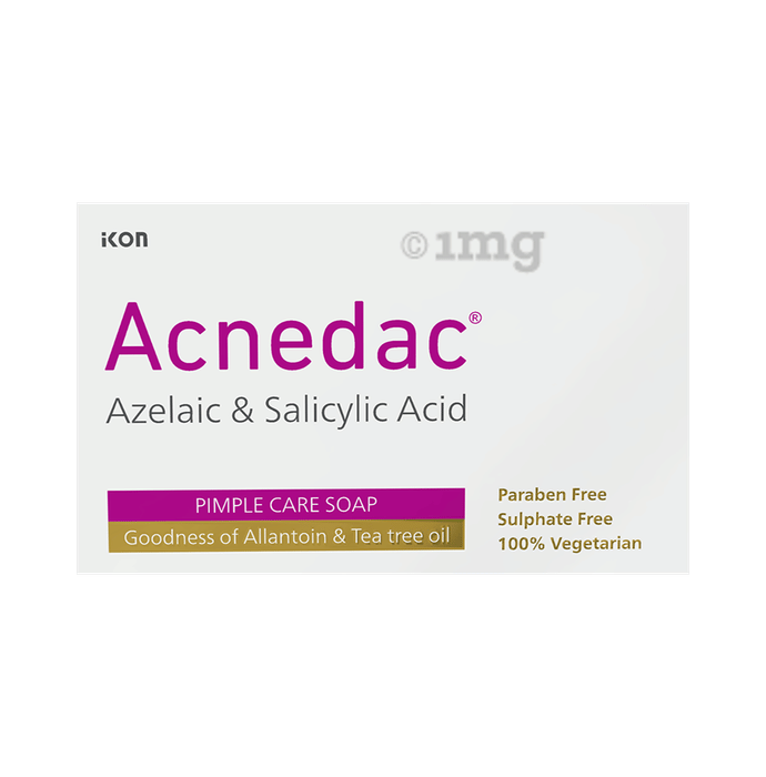 Acnedac Pimple Care Soap: Buy box of 75 gm Soap at best price in India ...