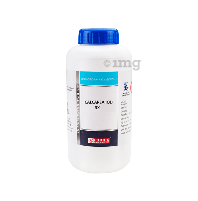 Lord's Calcarea Iod Trituration Tablet 3X: Buy bottle of 450 gm ...