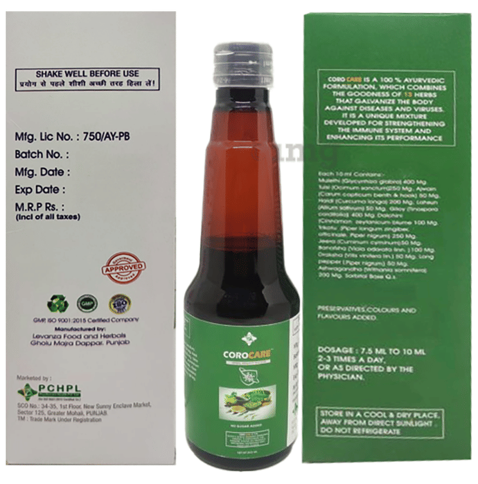 PCHPL Wellness Coracare: Buy bottle of 200.0 ml Syrup at 𝗯𝗲𝘀𝘁 𝗽𝗿𝗶𝗰𝗲 in ...